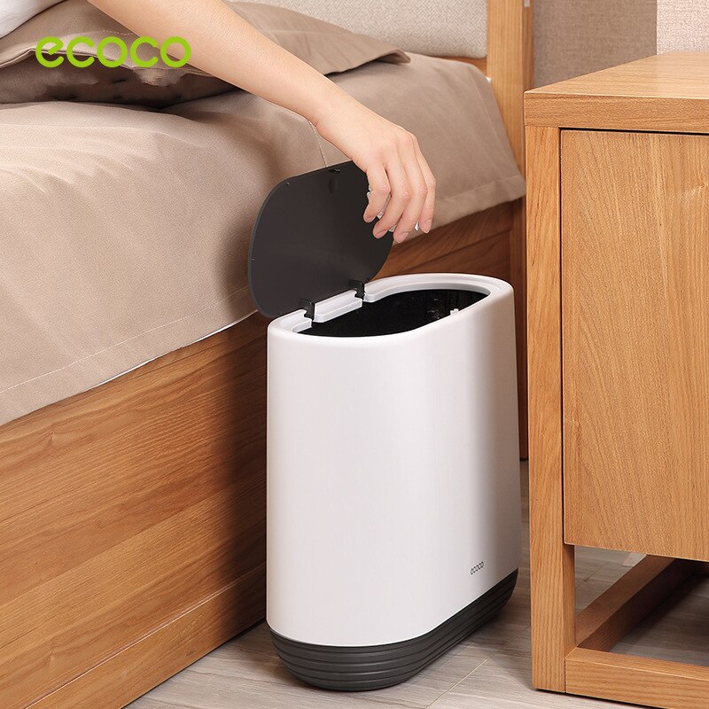 Ecoco Large Capacity 10L Trash Cans For The Kitche... – Grandado