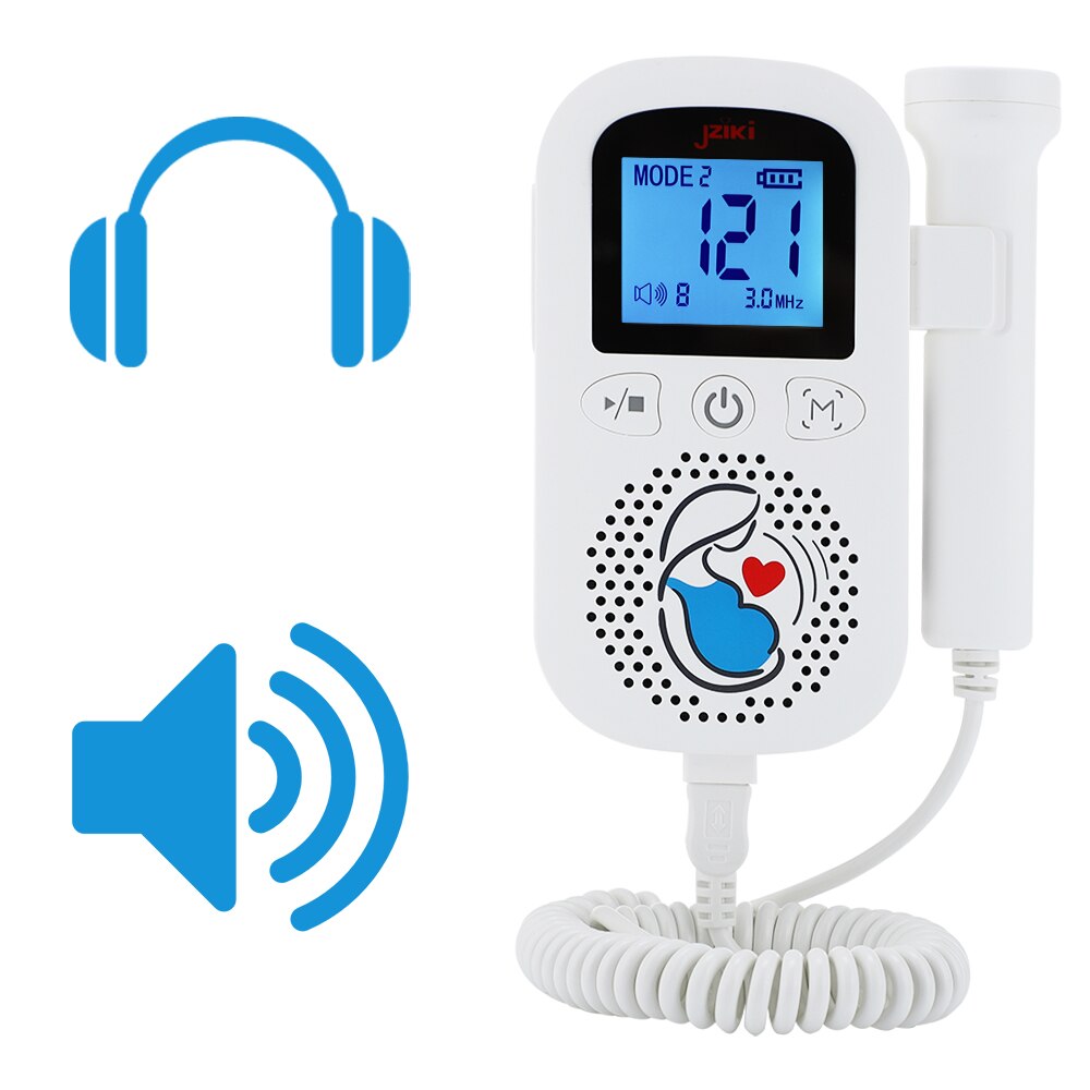 Fetal Doppler handheld Pocket portable sound Baby ... – Vicedeal
