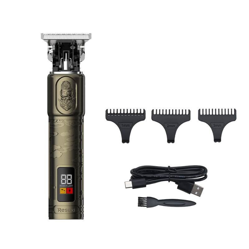Barber Hair Clipper Rechargeable Electric T-Outlin... – Vicedeal