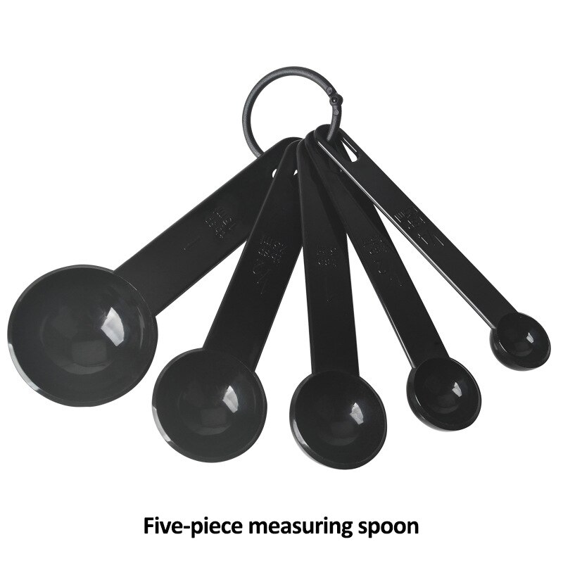 5/10 pcs/set Black Color Plastic Measuring Cups An... – Grandado