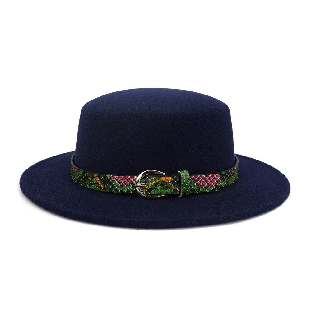 FS Vintage Wide Brim Felt Wool Fedora Hat Men Wome... – Grandado