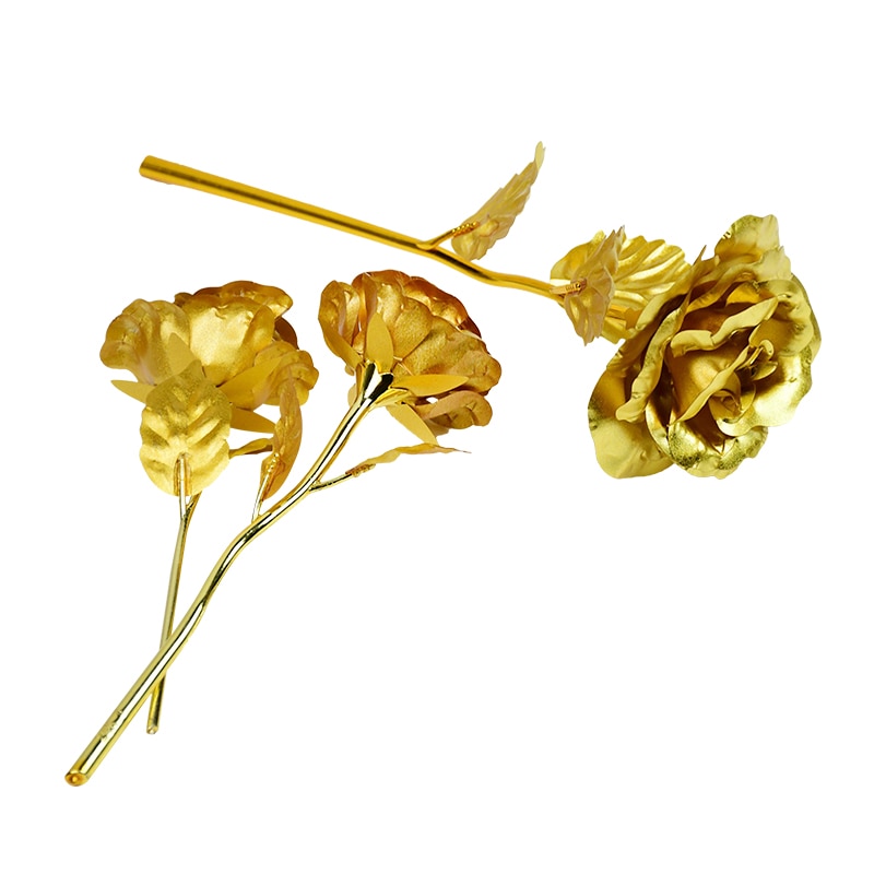 1pc 24K gold foil Rose Flower Everlasting Flower V... – Grandado