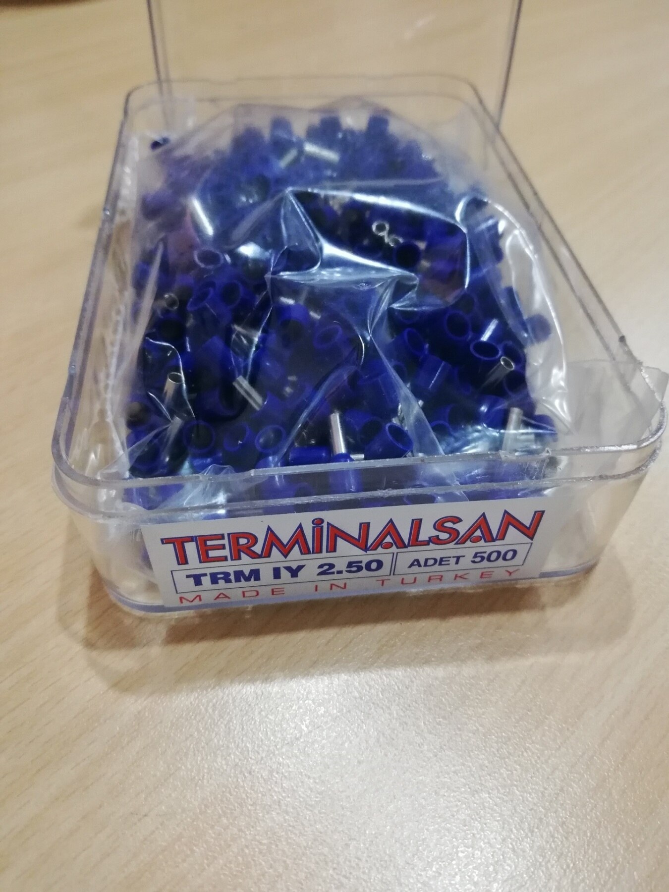 2.50mm ferrule cable end 500 PCs TSE Domestic Prod... – Vicedeal