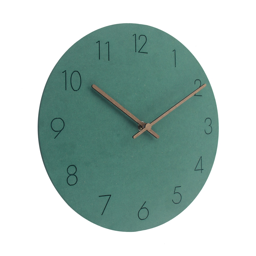 Wooden Wall Clock Simple Modern Clock Vintage Cloc... – Grandado
