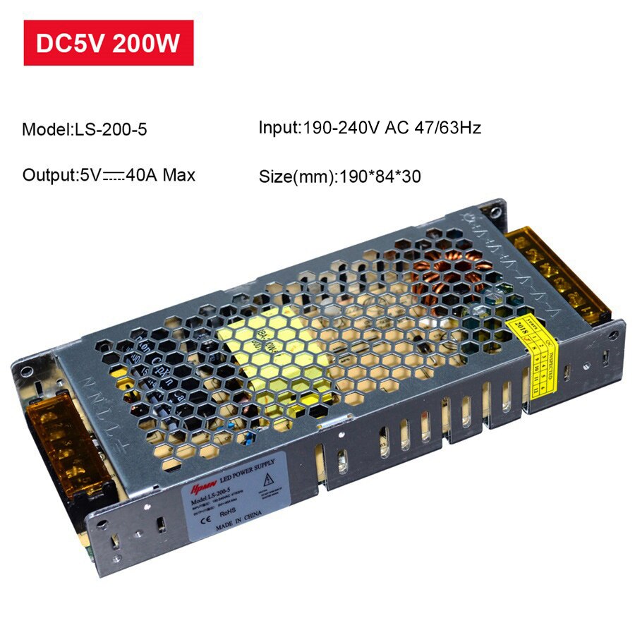 AC190-240V LED ultrafino fuente de alimentación DC... – Grandado
