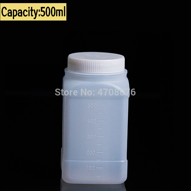 500ml 6pcs/pack PE lab reagent bottle with scale m... – Grandado