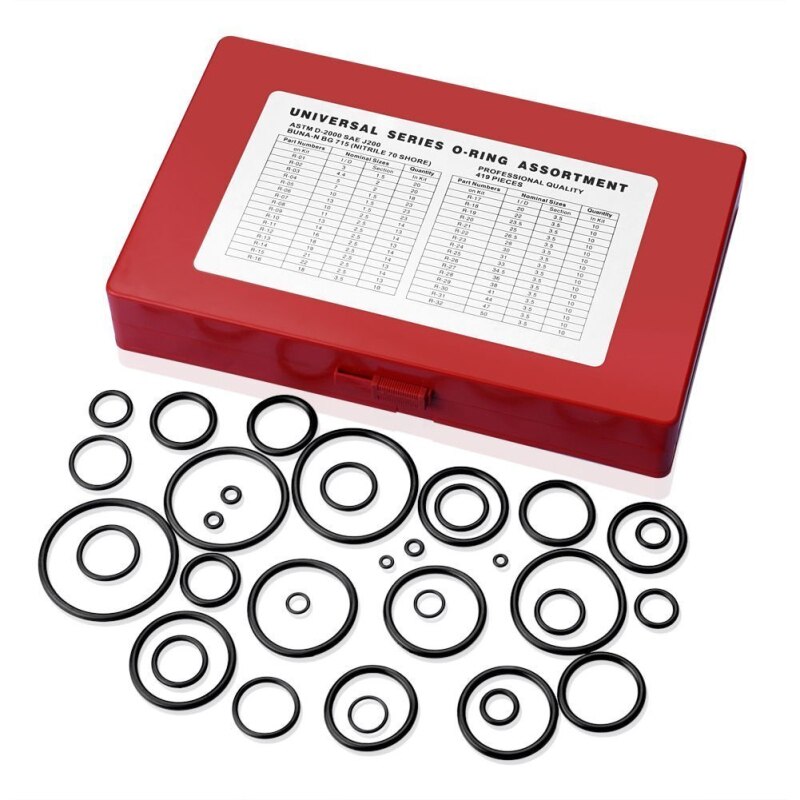 419 p Universal O-Ring Assortiment Set Metric Kit ... – Grandado