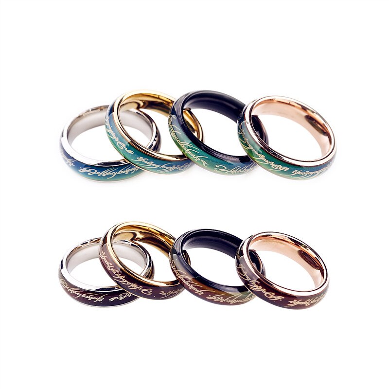 Temperature change color Ring Men Mood Ring rings ... – Vicedeal