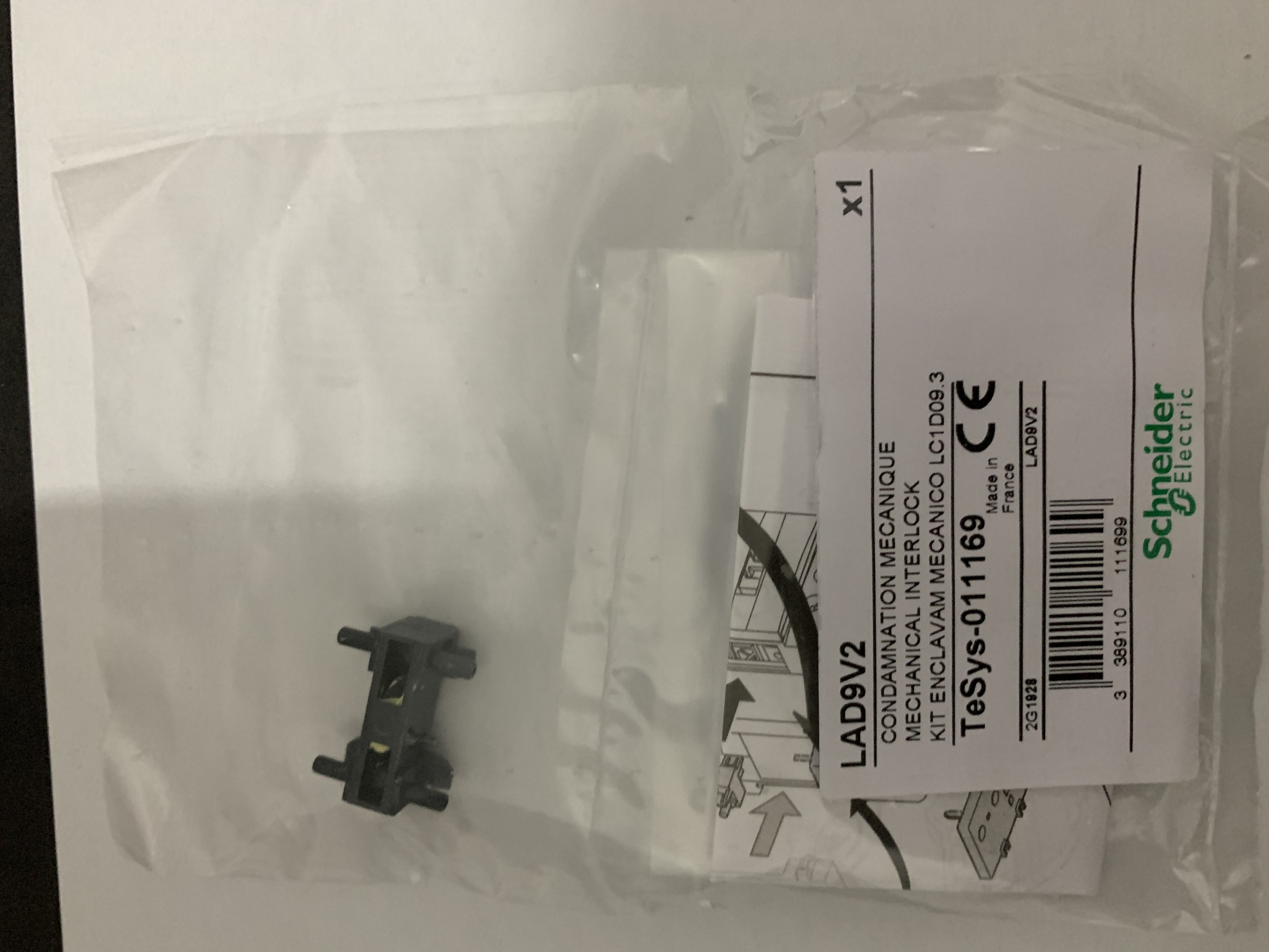 LAD9V2 Mechanical interlock, TeSys D contactors LC... – Grandado