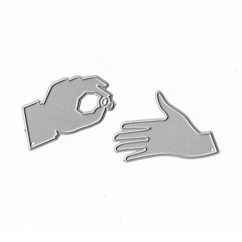 Crazyclown Engagement Wedding Ring Metal Steel Cut... – Grandado