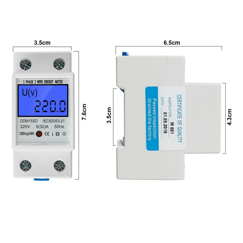 Energy Meter KWH-Watt Durable Electric Power Consu... – Grandado