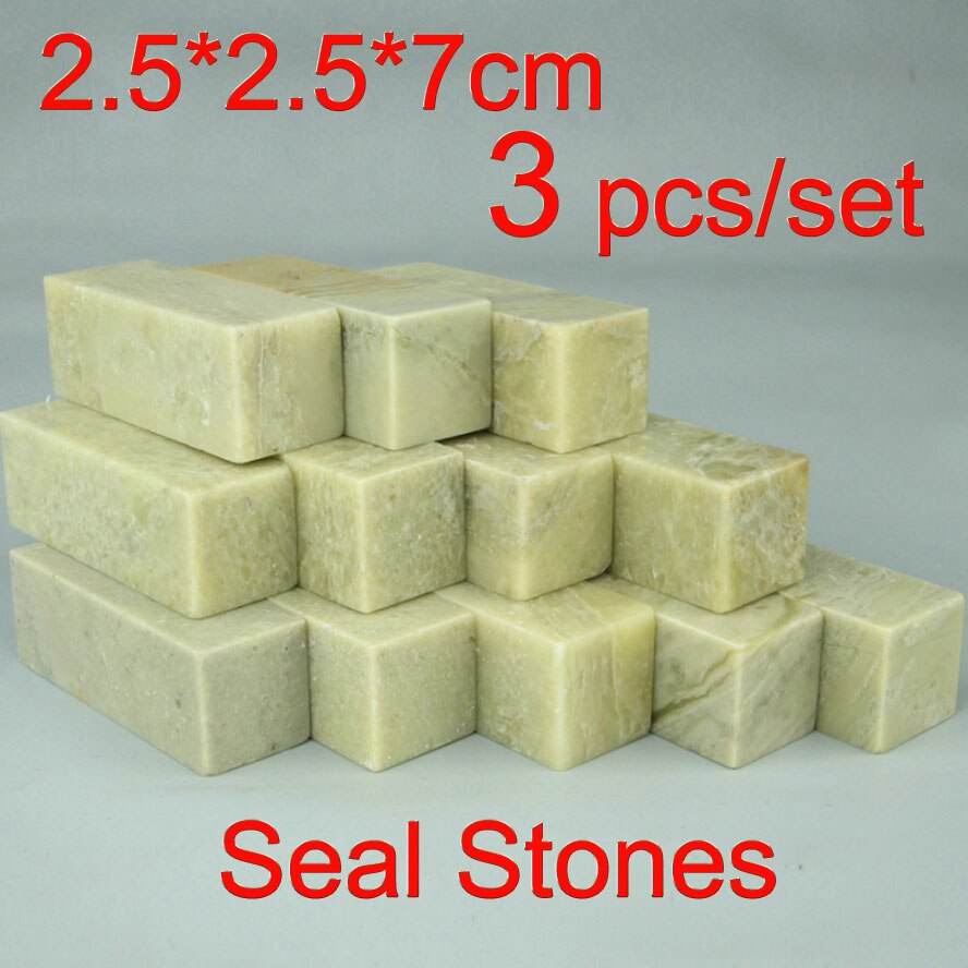 3 pcs/set traditional Chinese carving art Seal sta... – Grandado