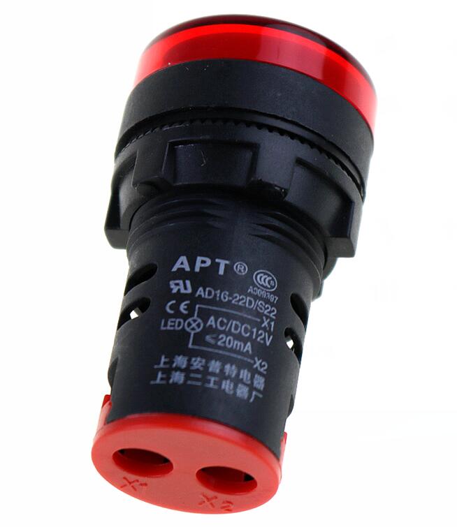 Indicator AD16-22DS LED signal lamp 12v24v36v220v3... – Grandado