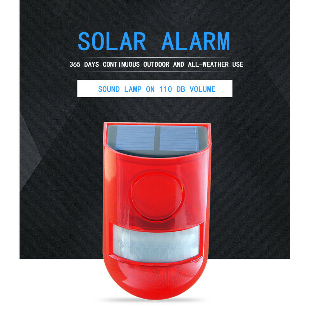 Security Light Solar Powered Simulated Dummy Alarm... – Grandado