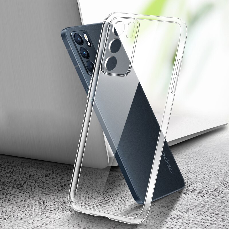 Transparante Dunne Telefoon Case Voor Oppo Reno 6 Grandado