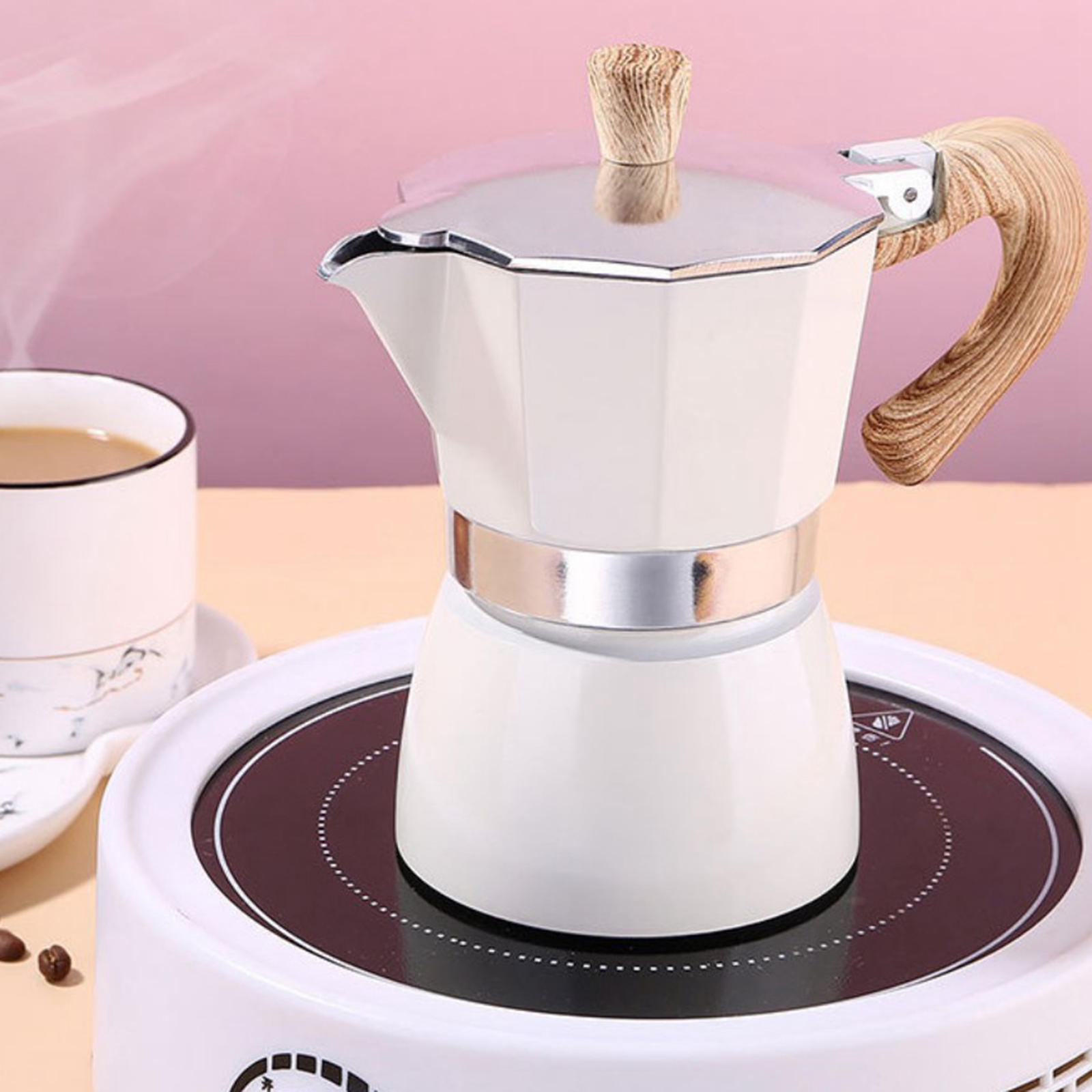 Aluminum Mocha Coffee Maker Portable Percolator Ho... – Grandado