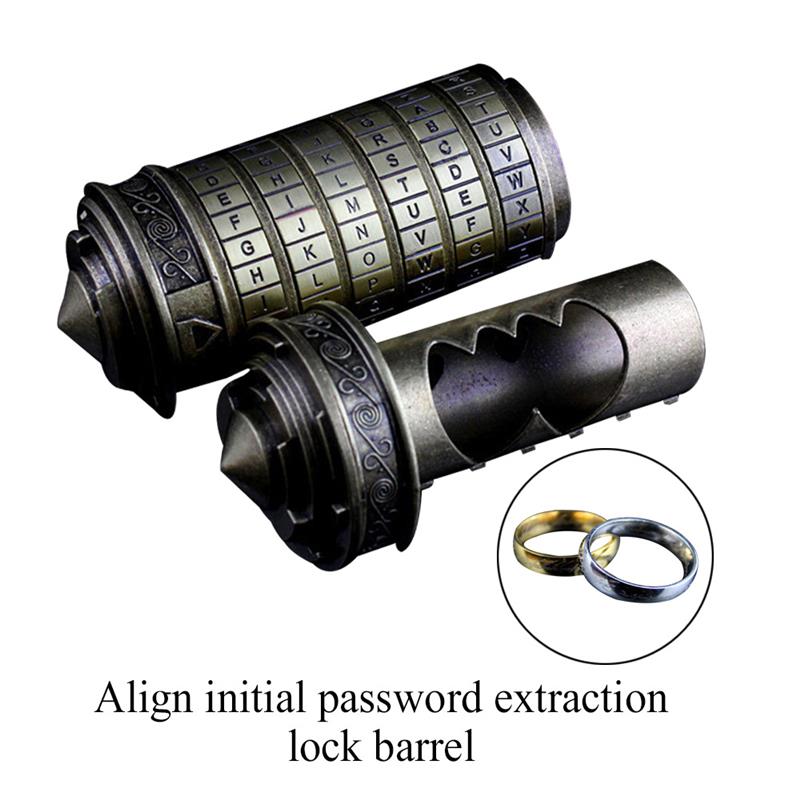 Leonardo Da Vinci Code Toys Metal Cryptex Locks We... – Grandado