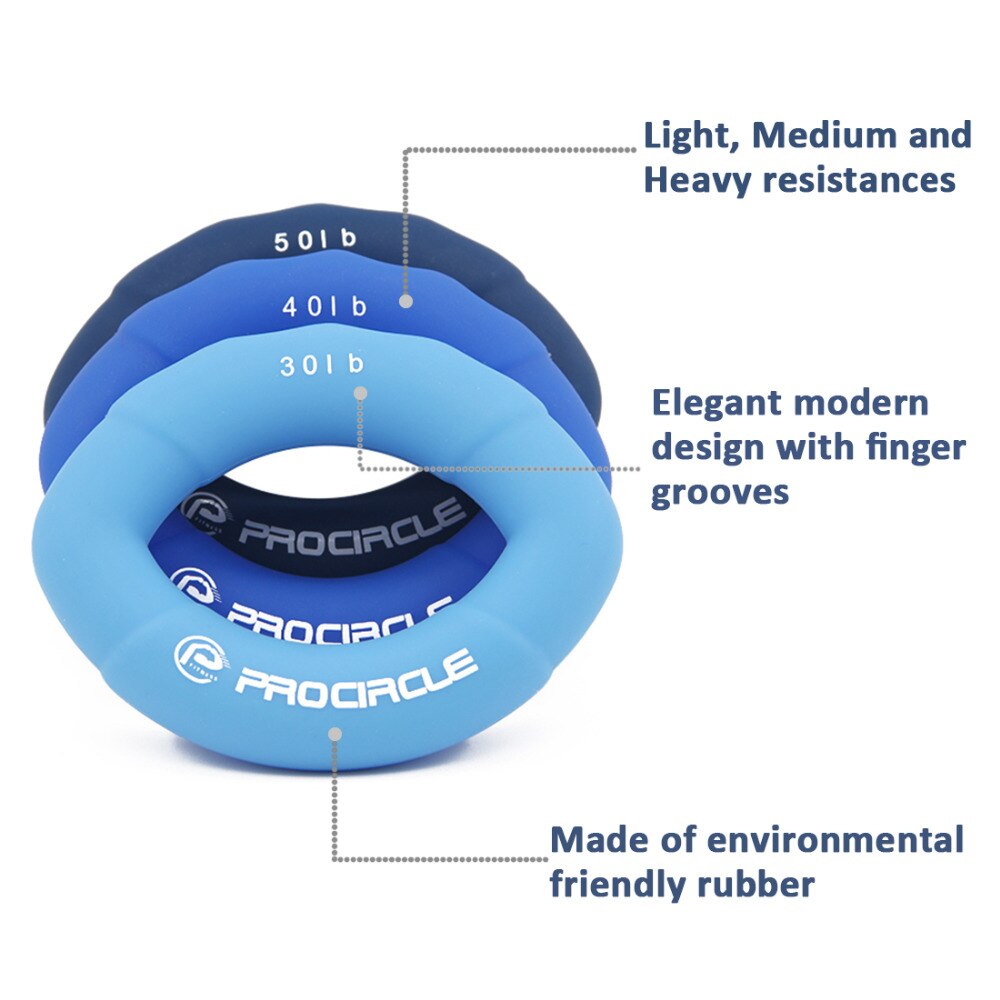 ProCircle Manopole A Molla Potenza Muscolare Forma... – Grandado