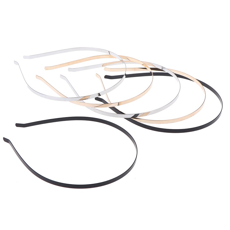 3 Kleuren Plain Metal Haarband Decoratieve Metalen... – Grandado