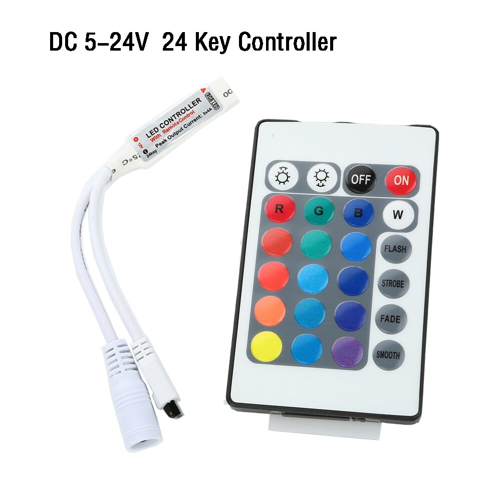 24 key 44 key RGB 3528 5050 light with TV backgrou... – Grandado