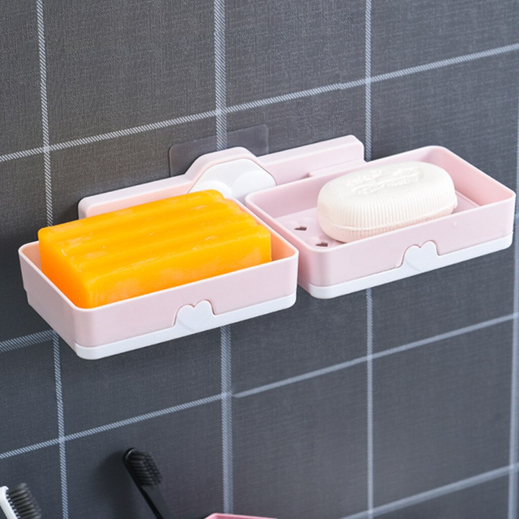 Double Layer Draining Soap Holder Not Punched Drai... – Grandado