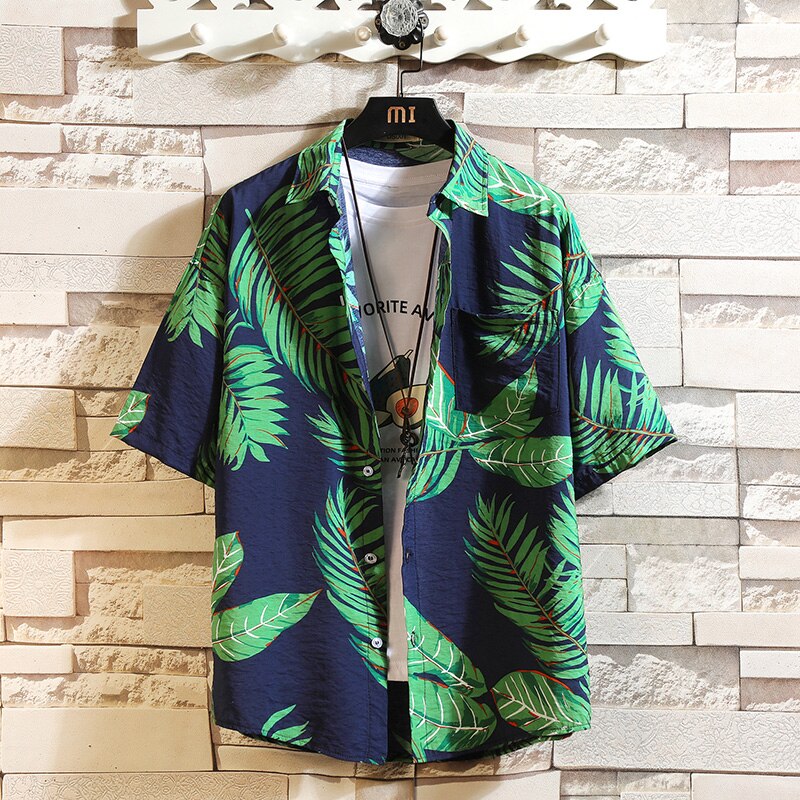 Camicia da spiaggia camicia da uomo hawaiana estiv... – Vicedeal