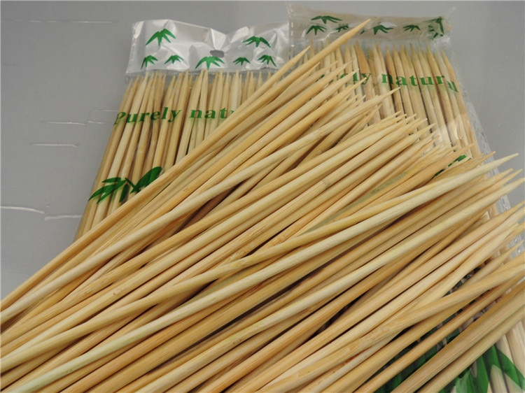 30cm bamboo sticks About 85 pieces natural lamb sk... – Vicedeal