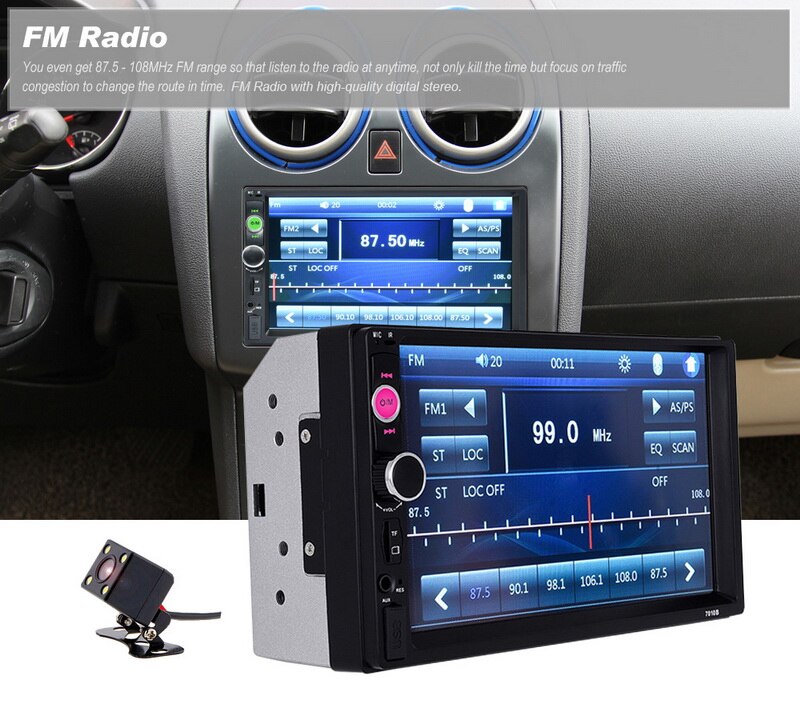 7 inch Car radio MP5 player 2 DIN Autoradio FM/USB... – Grandado