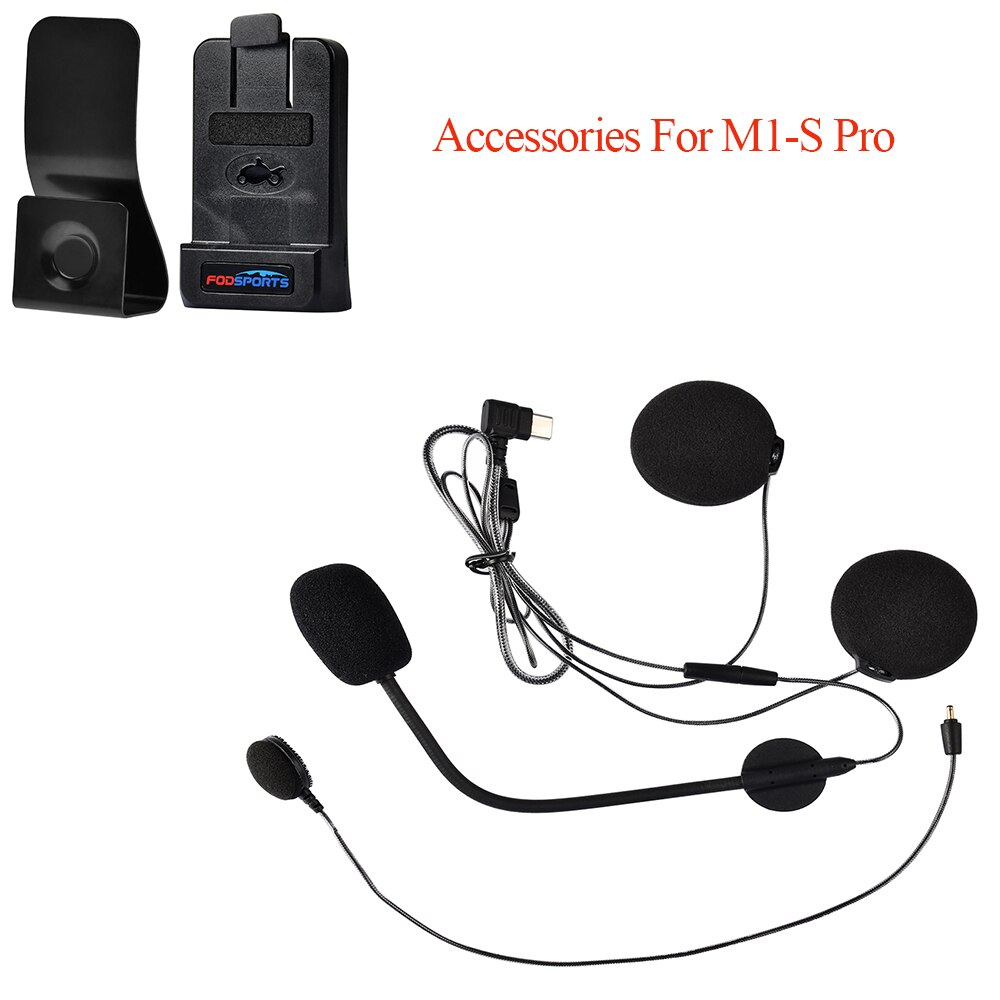 Fodsports Motorcycle Helmet Headset Intercom with ... – Grandado