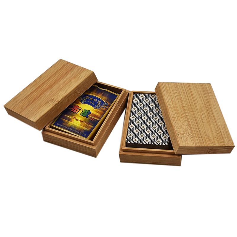 Bamboo Tea Candy Storage Playing Cards Case Deskto... – Grandado