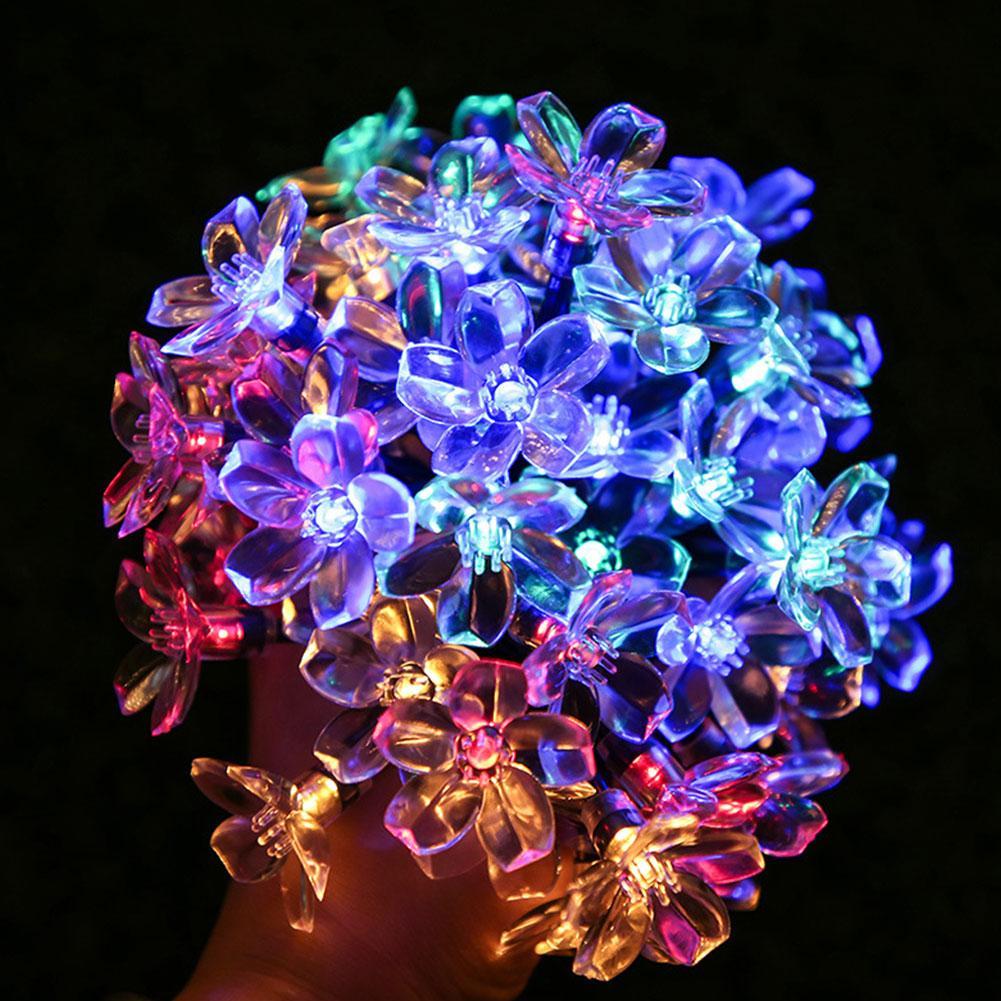 Peach Blossom Solar Led String Light RGB Warm Whit... – Vicedeal