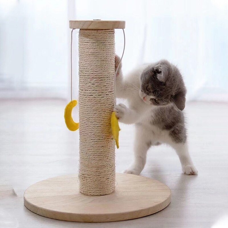 Cat Climb Column Star Month Sisal Wood Cat Climbin... – Grandado