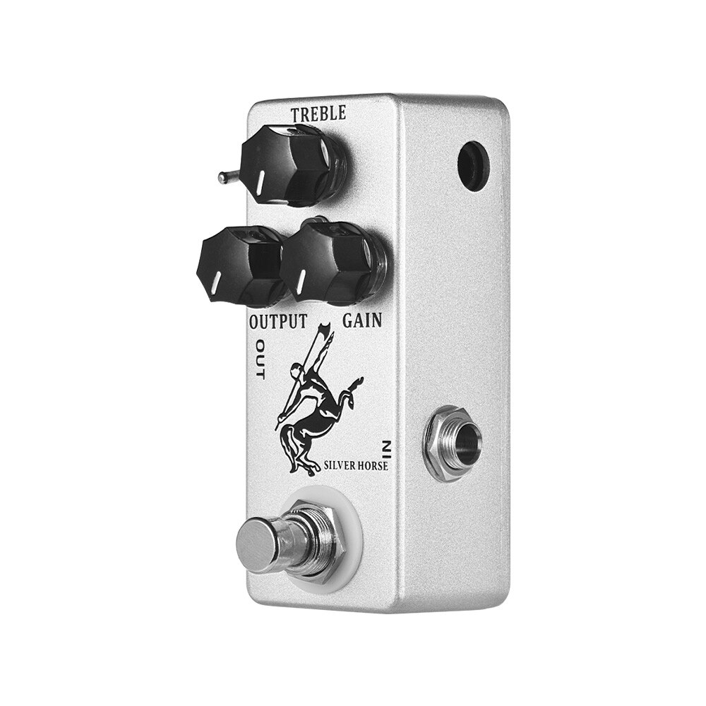 Muslady Silver/ Golden Horse Guitar Pedal Overdriv... – Grandado