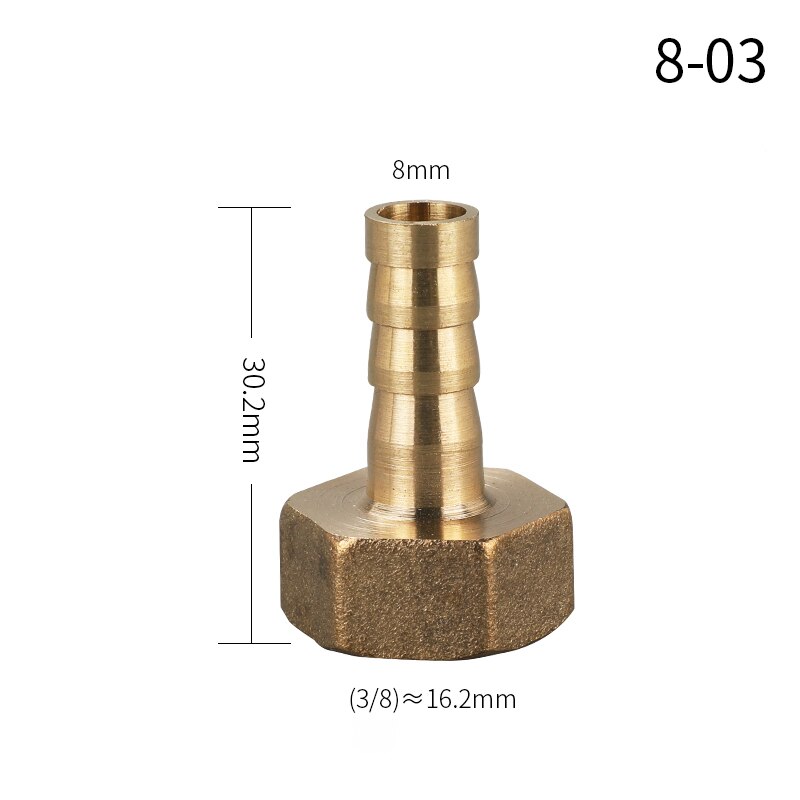 Brass Hose Fitting 6/8/10/12/14/16/19mm Barb Tail ... – Grandado