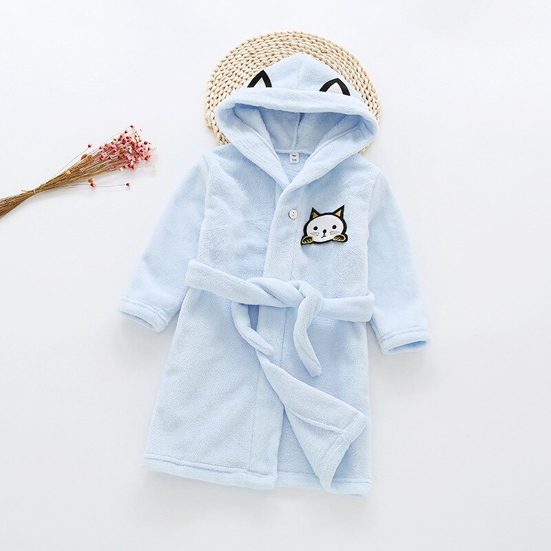 weLaken Children Robes Cartoon Cute Cat Kids Boys ... – Vicedeal