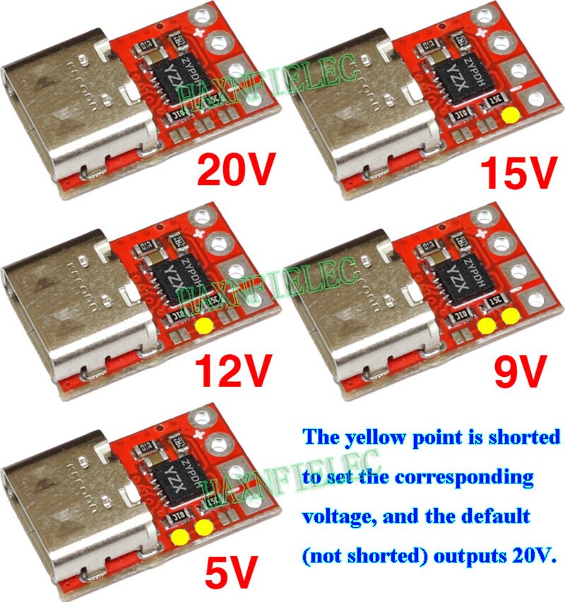 100w 5a usb type-c decoy pd 2.0 3.0 naar 5v 9v 12v... – Grandado
