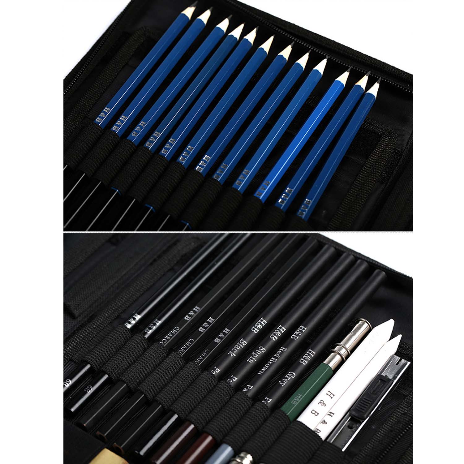 48pcs Drawing Painting Sketch Kit Set with Pencils... – Grandado