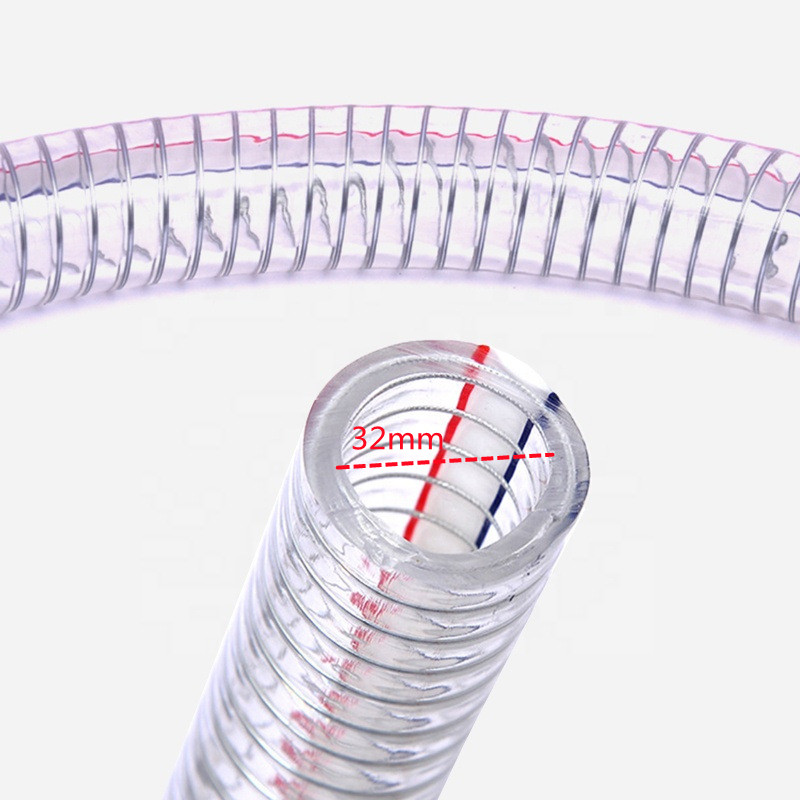 1M PVC steel wire transparent tube Plumbing Hose i... – Grandado