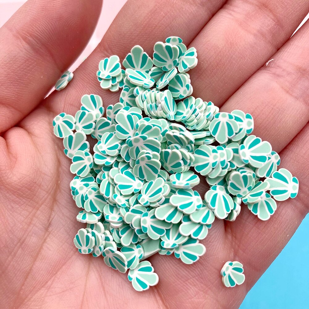 100g Shell Shap Clay Slices Polymer Clay Sprinkles... – Grandado