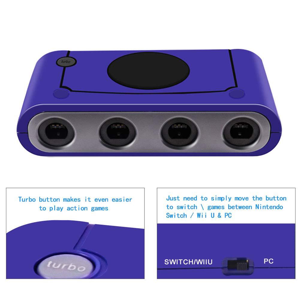 Paars Gamecube Schakelaar Controller Adapter met U... – Grandado