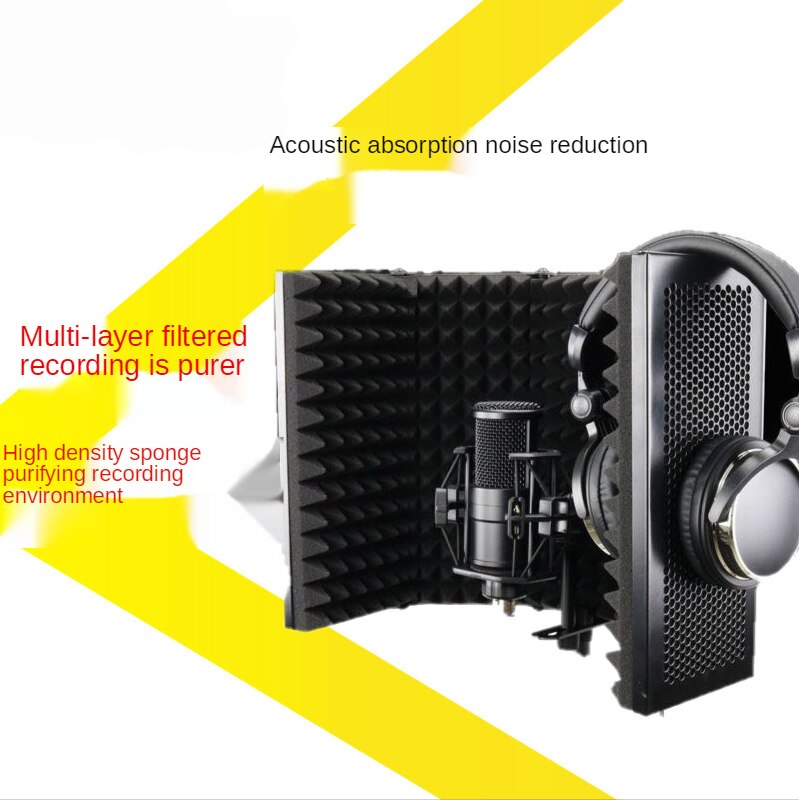 Microphone Isolation Shield 3/5-Panel Wind Screen ... – Grandado