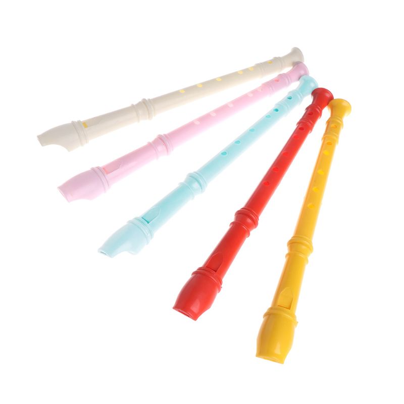Kids Educational Plastics Instrument 6 Holes Flute... – Vicedeal