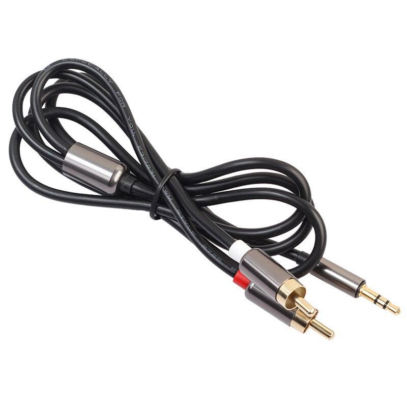 Conector macho de 1M Y 3,5mm a 2 RCA macho AUX, Ca... – Grandado