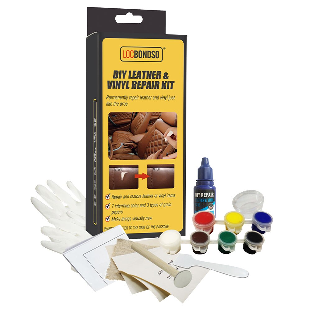 Car Leather Seat Repair Kit DIY Leather Vinyl Repa... – Grandado
