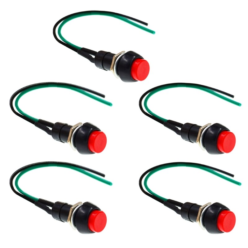 Universal Latching Self-Locking Button 5pcs Motorb... – Grandado