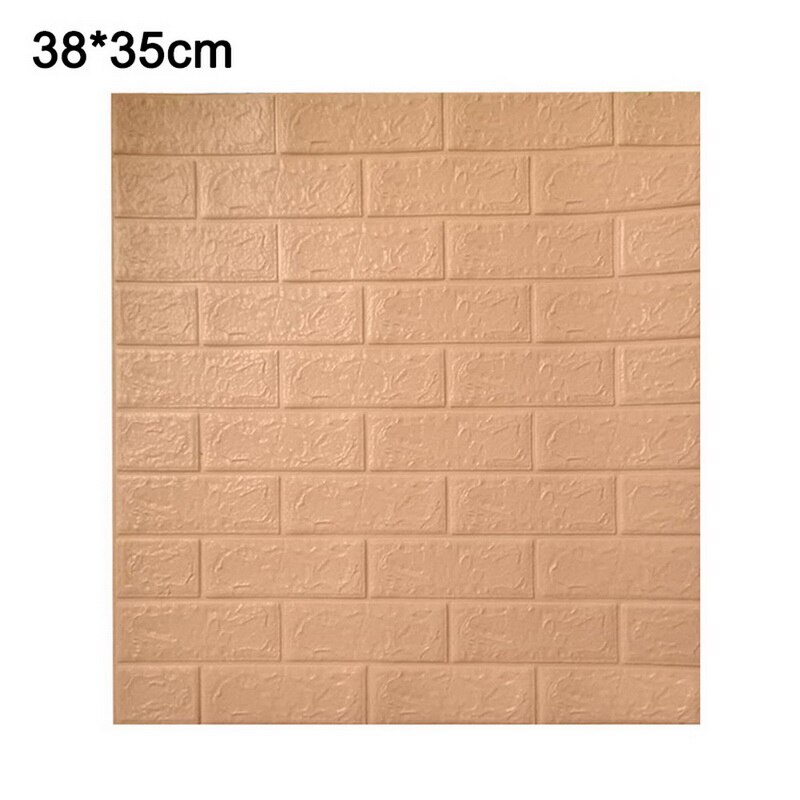 3D Brick Wall Stickers Wallpaper Decor Foam Waterp... – Grandado