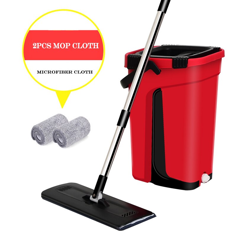 WanjiaLe Magic Automatic Spin Mop With Bucket Avoi... – Grandado