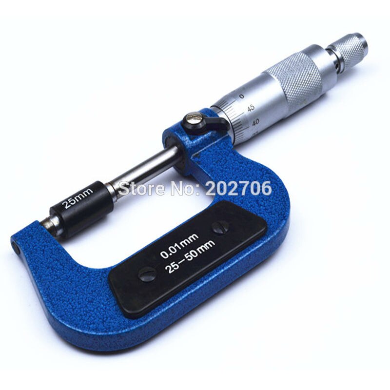 25-50mm Outside Micrometer 0.01mm Micrometer Measu... – Vicedeal