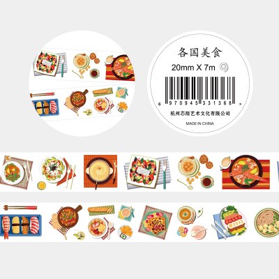 Fresh Art Food And Life Washi Tape Adhesive Tape D... – Vicedeal