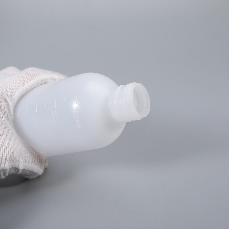 Botella redonda de plástico con escala, contenedor... – Grandado